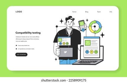 Compatibility Testing Over Royalty Free Licensable Stock Illustrations Drawings