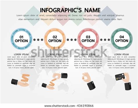 Financial Infographic Template Eps10 Vector Illustration Stock Vector Royalty Free 436190866