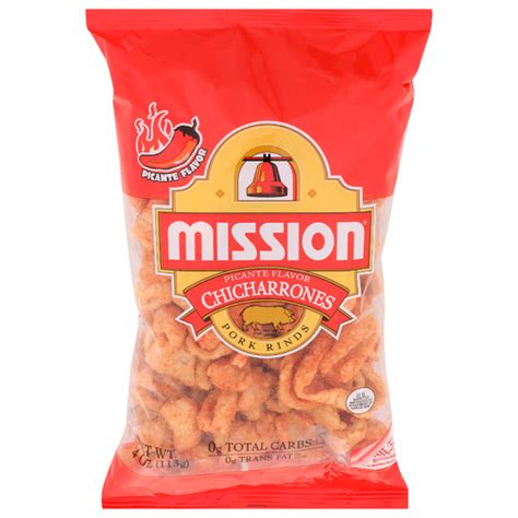 Mission Picante Flavor Chicharrones Pork Rinds 4 Ounce Brookshires