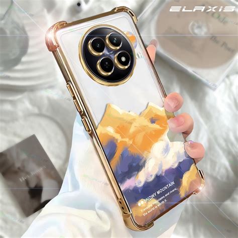 Elaxis Silicone Casing Compatible For Realme 12 5grealme 12x 5g Phone
