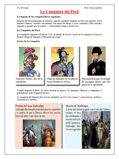 La Conquista Del Perú Pdf