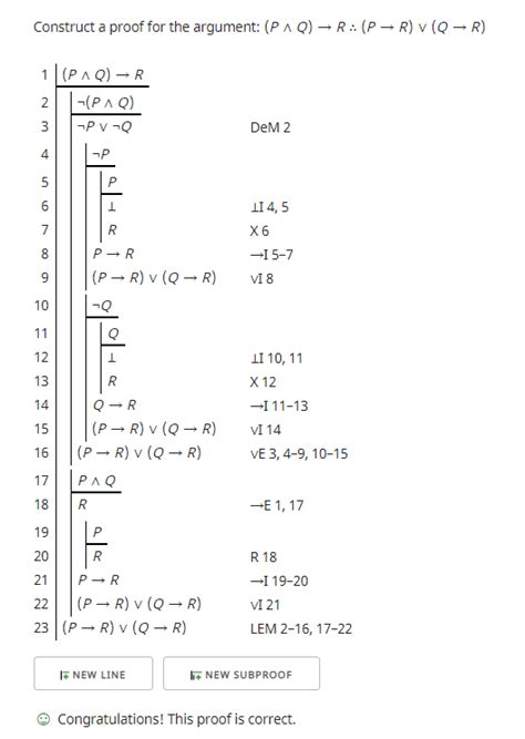 Logic Prove Using Natural Deduction P Land Q Rightarrow R Vdash P Rightarrow R Lor