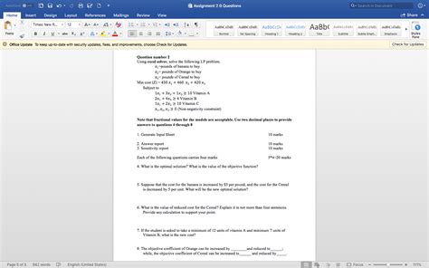 autosave off 5 a d w assignment 2 b questions q