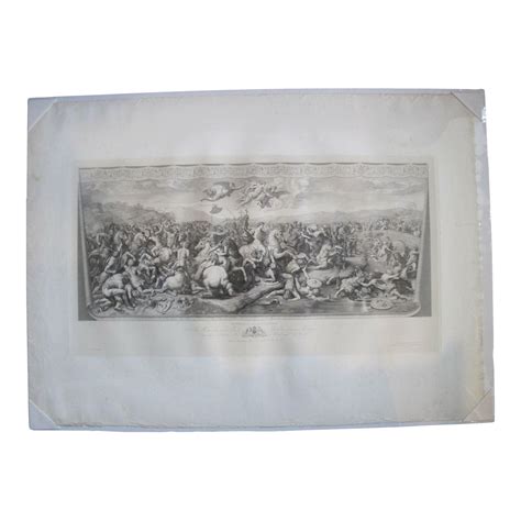 Battle Of Constantine Against Maxentius After Raphael Angelo Riggi Print Chairish