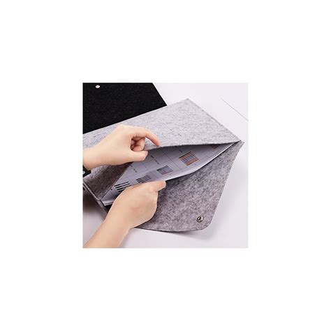 Buy A4 Felt Document Folder Durable Briefcase Document Bag File Folders Portfolio Case Handbag
