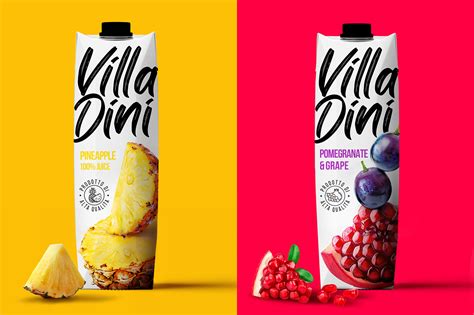 Villa Dini - juicy and invigorating taste. on Behance