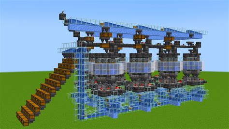 8 Module Sea Pickle Farm With Storage System Minecraft Schematic