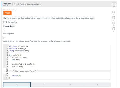 Solved CHALLENGE ACTIVITY Basic String Manipulation Chegg