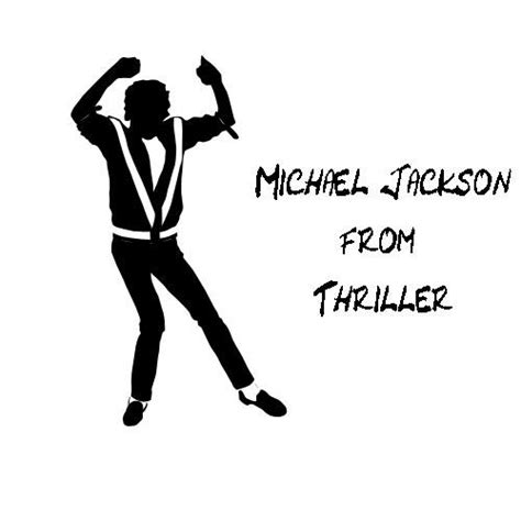 Silhouette De Thriller De Michael Jackson Michael Jackson Thriller