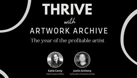 Thrive With Artwork Archive The Year Of The Profitable Artist Artwork Archive