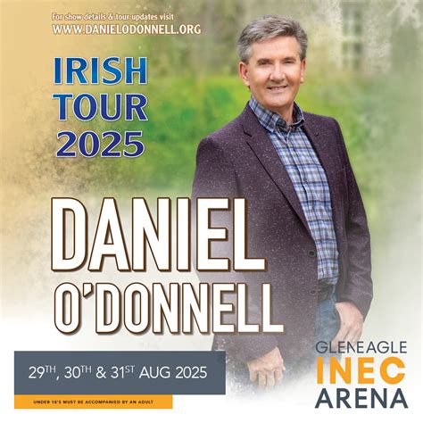 Daniels Uk Tour Dates For May 2025 About To Go On Sale Daniel Odonnell