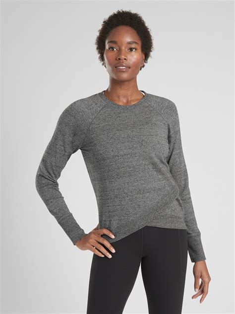 Criss Cross Sweatshirt Athleta Clothes For Women Crew Neck