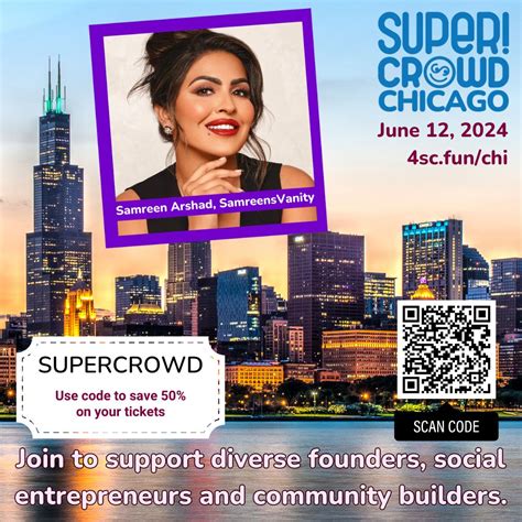 Samreen Arshad To Speak At Supercrowdchicago The Super Crowd Inc Posted On The Topic Linkedin