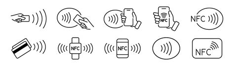 Premium Vector Nfc Wireless Payment Technology Icons Contactless Nfc Payment Nfc Payment With