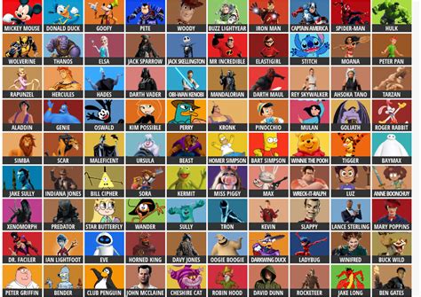 My Disney Smash Bros Roster By Interox On Deviantart
