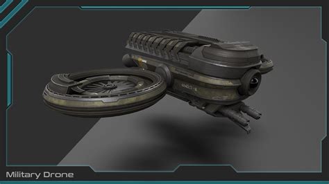 Military Drone And Basic Controller Asset Cloud