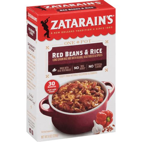 Zatarains Red Beans And Rice Dinner Mix 8 Oz Rice Dishes And Mix
