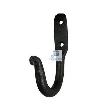 Black Powder Coating Handforged Iron Hook At ₹ 49piece In Aligarh Id