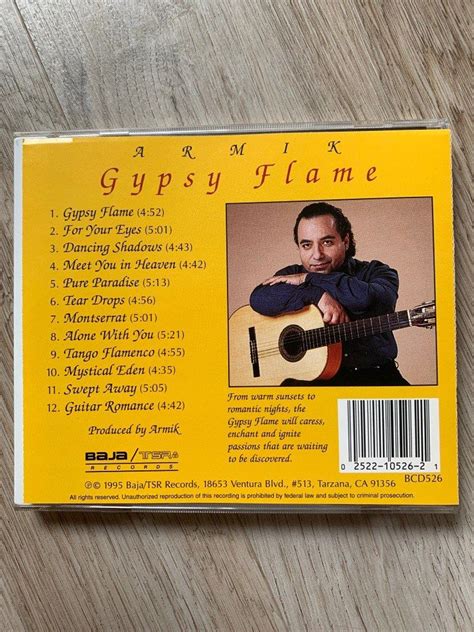 Armik ~ Gypsy Flame Made In Usa Hobbies And Toys Music And Media Cds And Dvds On Carousell