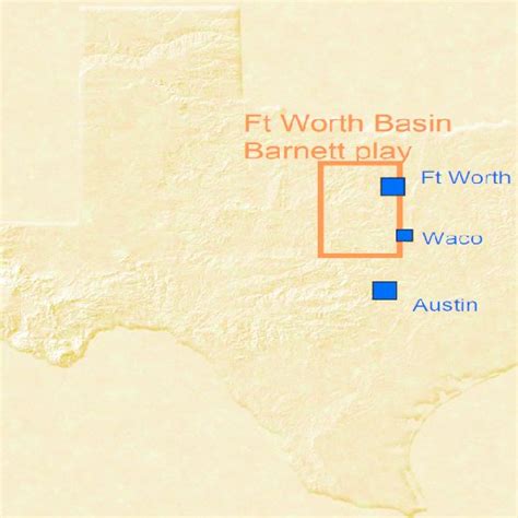 Geographic Location Of The Ft Worth Basin 5 Download Scientific