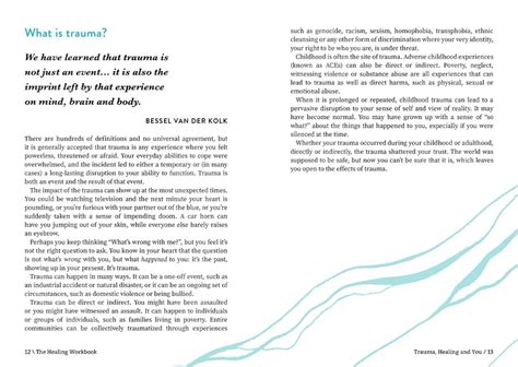 The Healing Workbook Tips And Guided Exercises To Help Overcome Trauma
