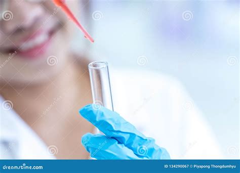Biochemical Analysis And Chemical Analysis In Lab Stock Image Image