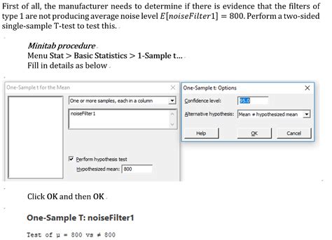 Solved QUESTION Single Sample T Test A Manufacturer Of Chegg