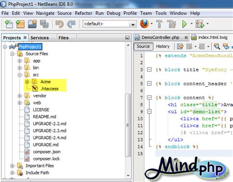 สรางโปรเจค Symfony Framework ใน NetBeans