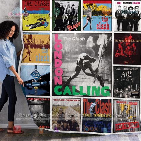 The Clash Albums London Calling 25th Anniversary Edition Quilt