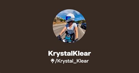 Krystalklear Instagram Tiktok Linktree