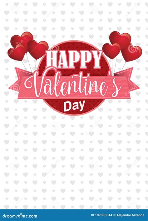 Herz Formte Die Rosa Ballone Die Ein Kreiszeichen Mit Einem Rosa Band