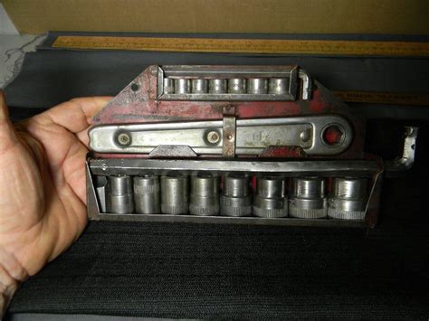 Antique New Britain Socket Tool Set 1920s Era 4560251384