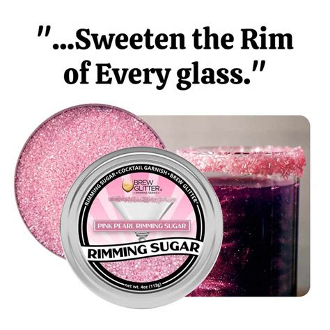 Buy Pink Pearl Rimming Sugar For Cocktails Pink Sugar Bakell — Bakell®