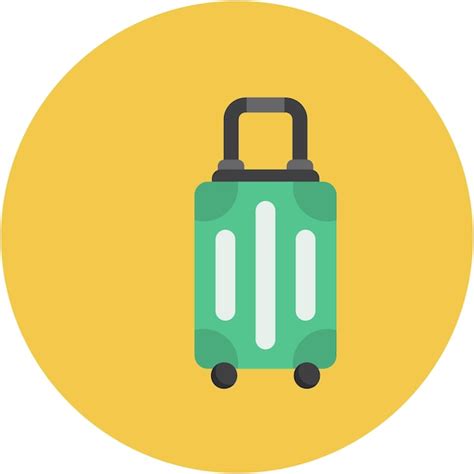 Premium Vector Luggage Vector Illustration Style