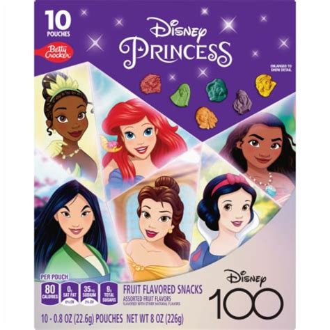 Disney Princess Fruit Flavored Snacks Treat Pouches 10 Ct 0 8 Oz
