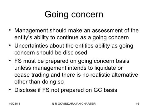 Sample Management Going Concern Assessment At Larissa Morning Blog