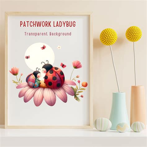 Patchwork Ladybug Clipart Patchwork Clipart Patchwork Ladybug