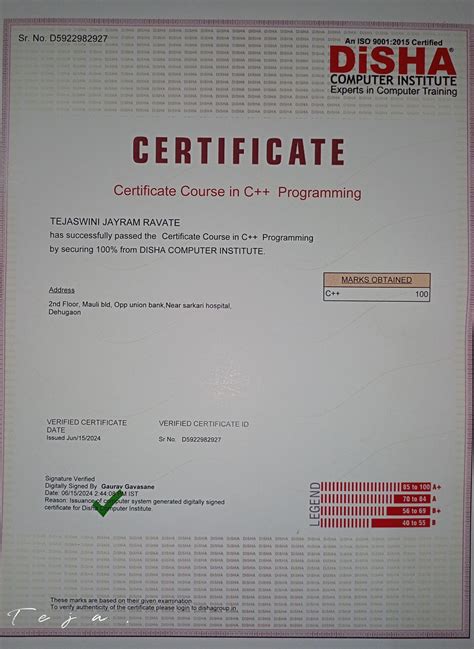 Tejaswini Ravate On Linkedin Programming Cpp Techskills