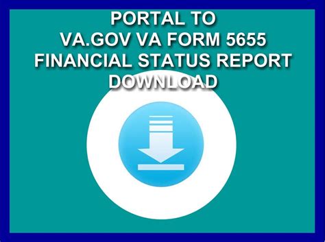 Va Form 5655 Financial Status Report Debt Management Veterans