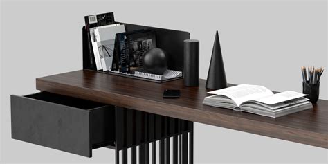Scriba Desk By Molteni 3d Model 20 Max Obj Free3d