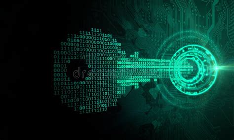 Cybersecurity Concept 3d Rendered Illustration Of A Binary Code Key