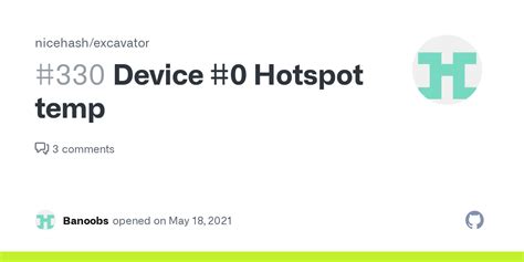 Device 0 Hotspot Temp · Issue 330 · Nicehashexcavator · Github