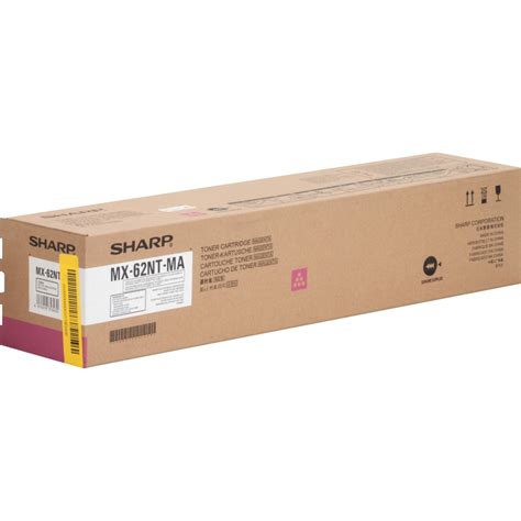 Sharp Mx62ntma Original High Yield Laser Toner Cartridge Magenta 1
