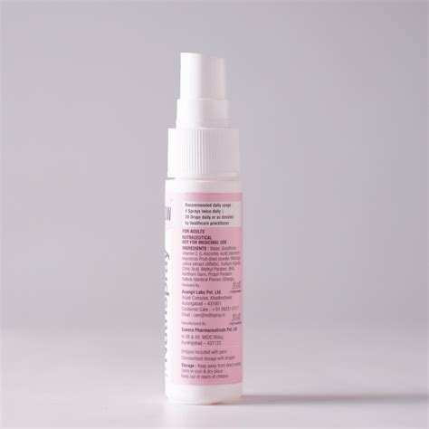 Nutrispray Gluta Glutathione Supplement Spray