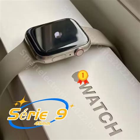 Apple Watch Series 9 45mm Para Homens E Mulheres Bluetooth Chamada Custom Dial Smartwatch De