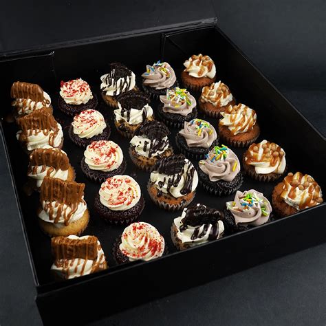 Box Of 25 Assorted Mini Cupcakes Cakeaway