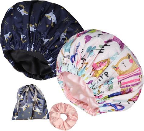2pcs Shower Cap Luxury Shower Cap For Women Machine