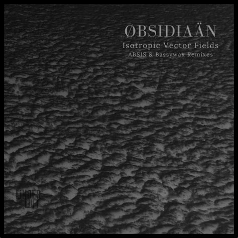 Isotropic Vector Fields Absis And Bassywax Remixes Øbsidiaän Linderluft Records Isotropic Vector Fields Absis And Bassywax Remixes Øbsidiaän Linderluft Records