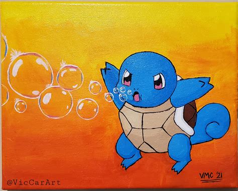 Oc Squirtle Used Bubble Rpokemonart