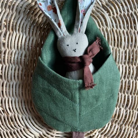 Rabbit Plush Pattern Cloth Doll Pattern Bunny Sewing Pattern